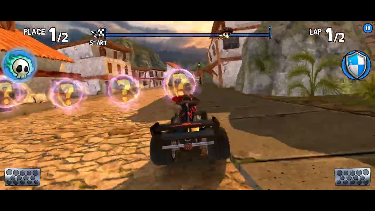 bb racing 3 مواجهة الرئساء (beach bro) - YouTube