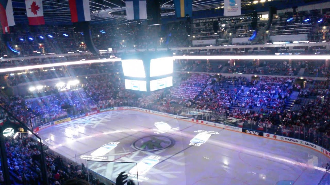 MS v hokeji 2015 Česko-Canada 6-3 O2 arena Prague Team List - YouTube