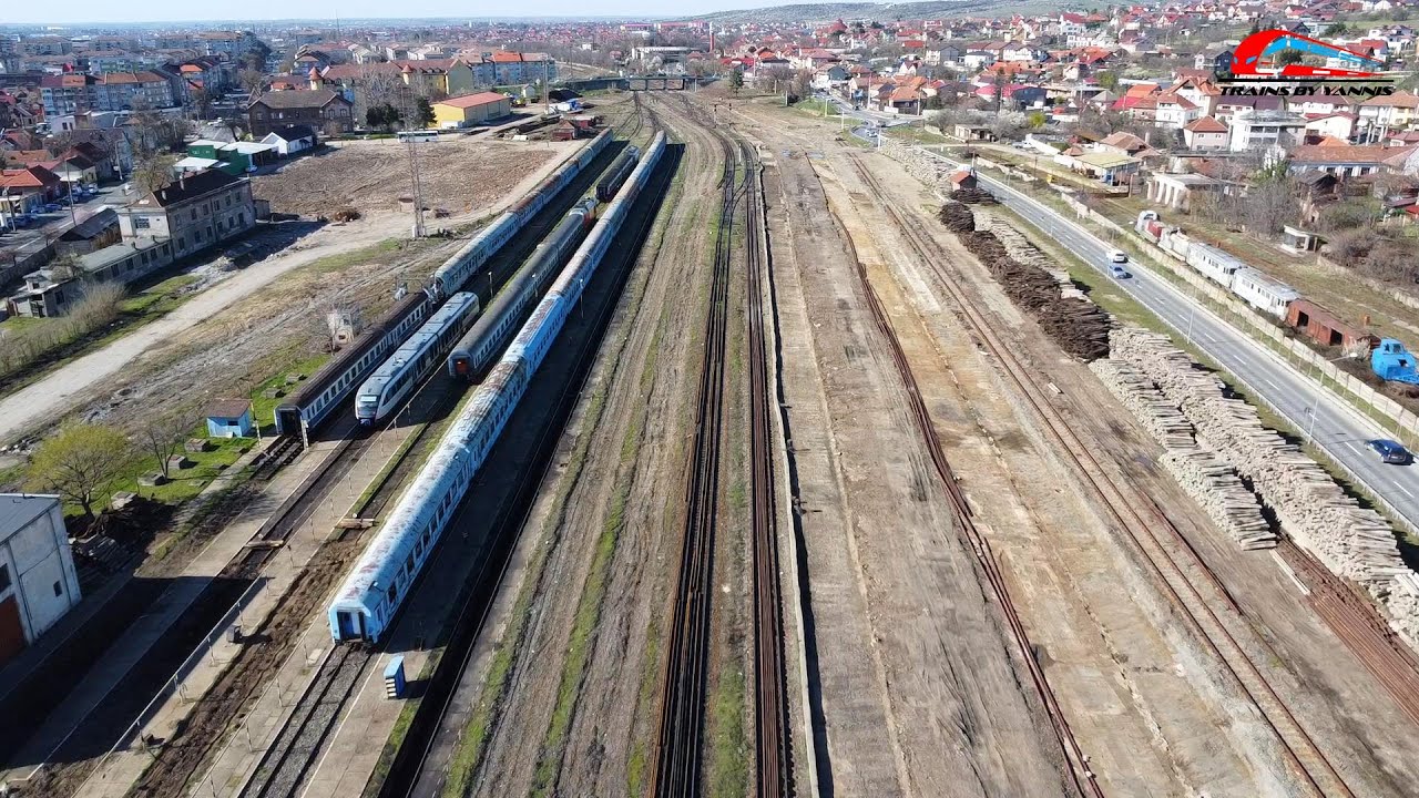 Stadiul Lucrarilor de Modernizare / Electrificare & Trenuri in Gara ...