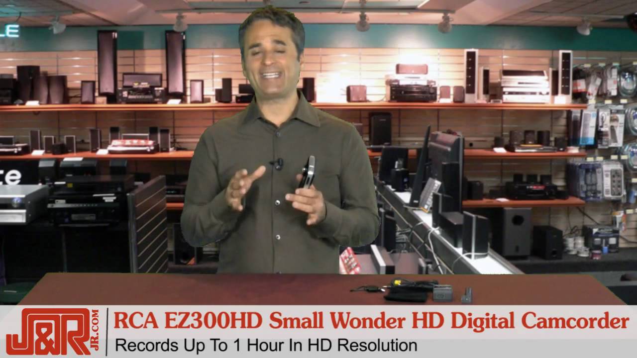 RCA EZ300HD Small Wonder HD Digital Camcorder - YouTube