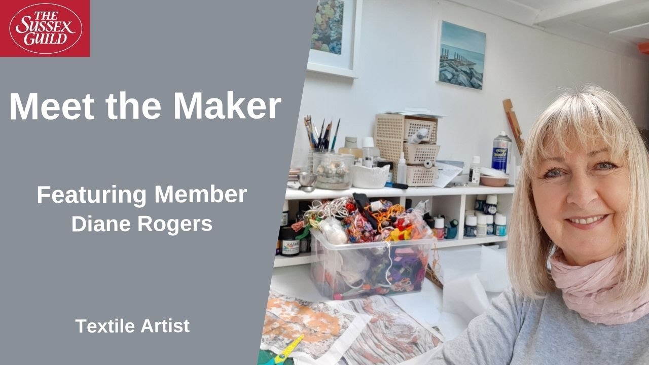 Contemporary Textile Artist and Designer Diane Rogers - YouTube