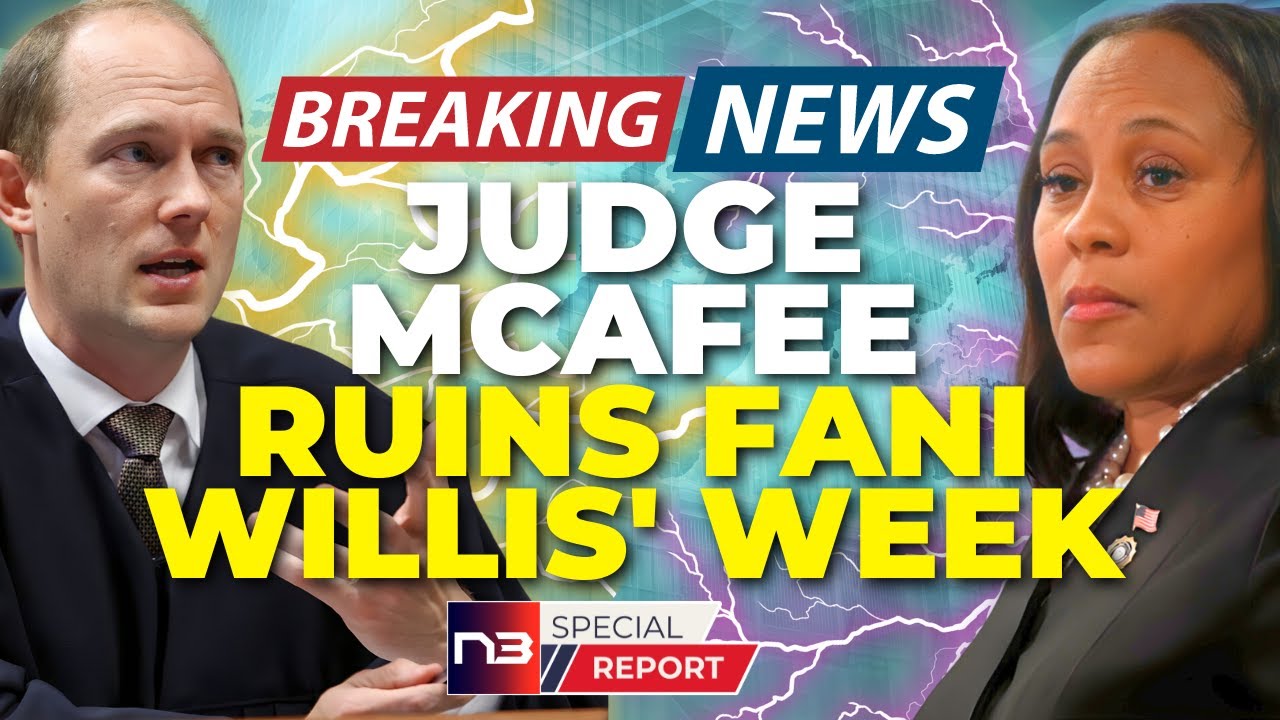 BREAKING: Judge McAfee Ruins Fani Willis' Week - YouTube