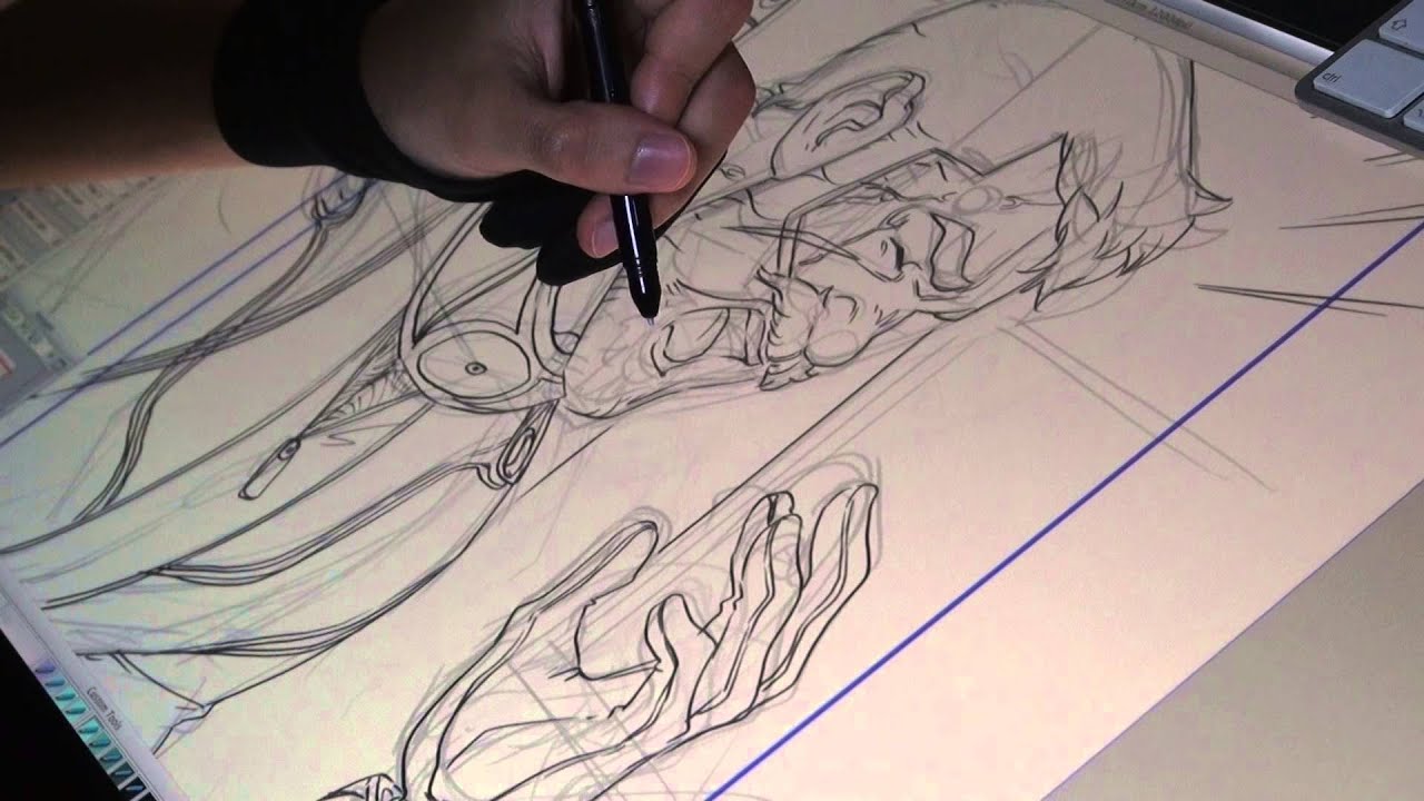 RUST - drawing 1 panel - Nesskain - YouTube