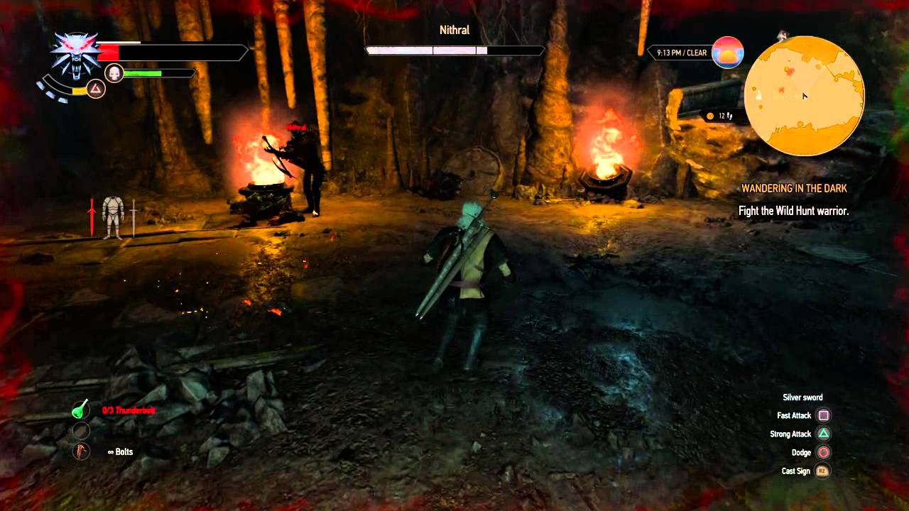 The Witcher 3 Wild Hunt 2nd boss - YouTube