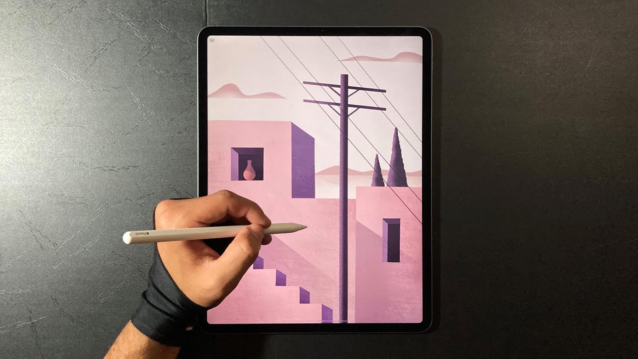 Urban Style Illustration in Procreate | iPad Pro - YouTube