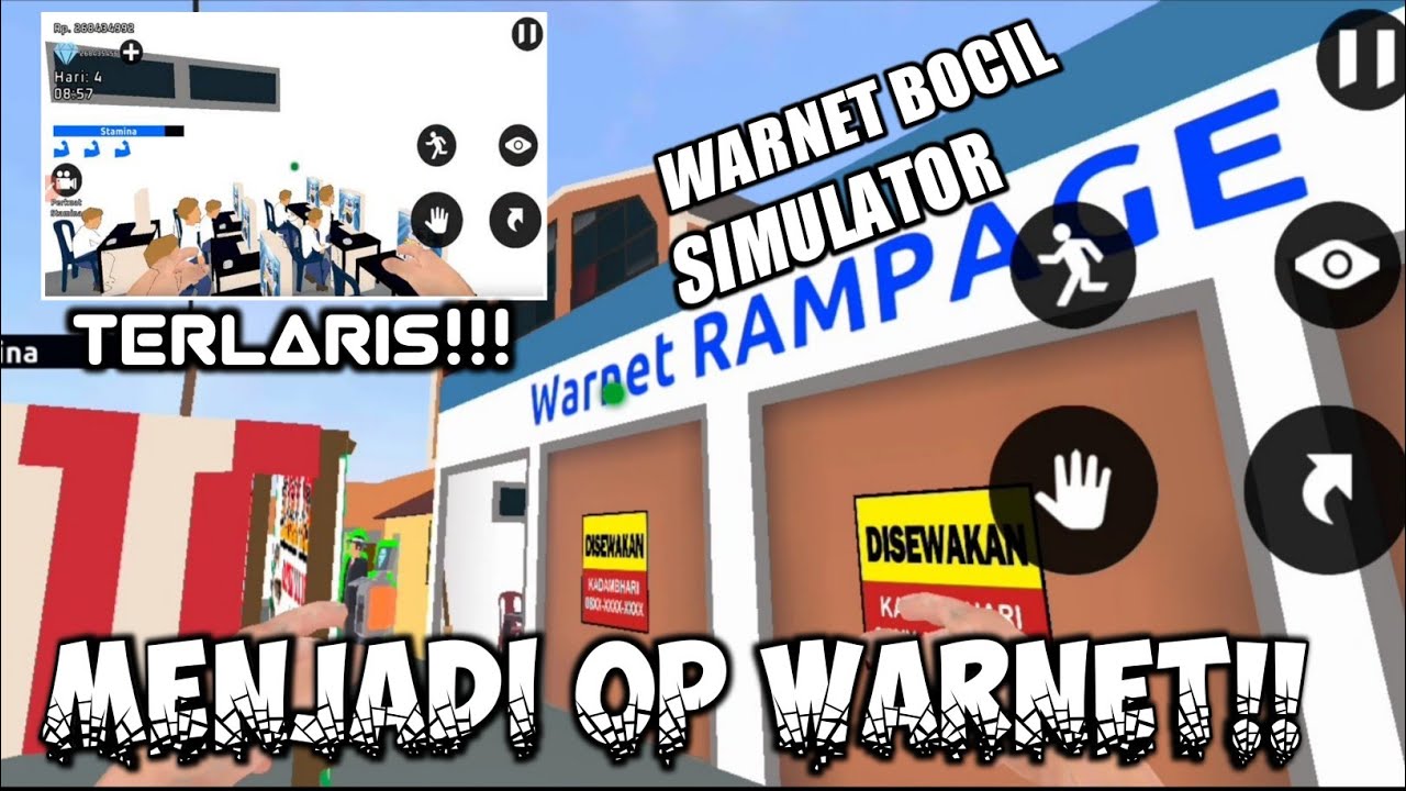MEMBUKA USAHA BARU!! - Warnet Bocil Simulator Indonesia #1 - YouTube