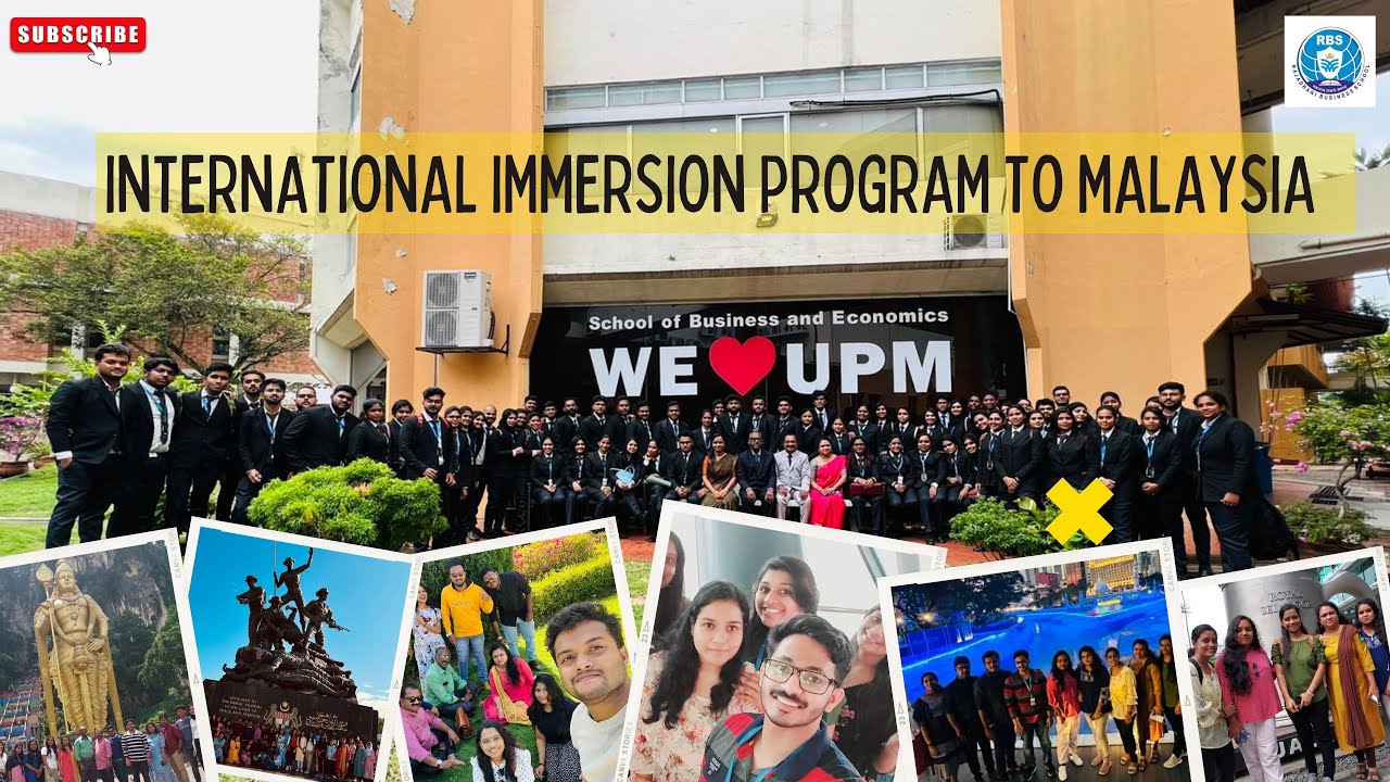 International Immersion program to Malaysia - YouTube
