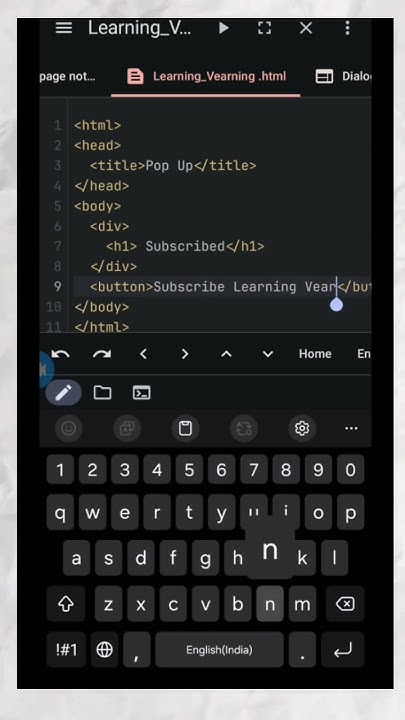 Simple pop up button using html only 2025 - YouTube
