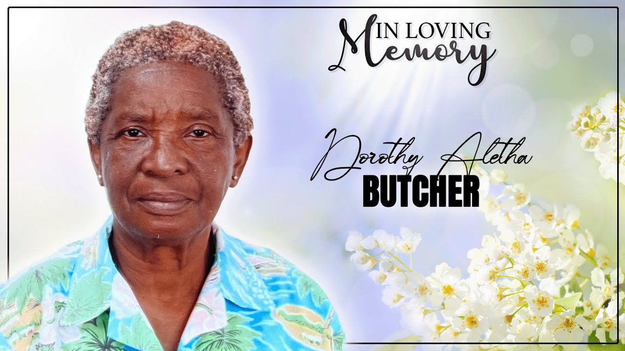 Celebrating the Life of Dorothy Aletha Butcher - YouTube