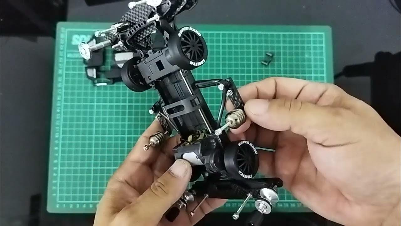 bmax 50 sfm carbon chassis setup b-max tamiya bukan side damper RTR kejurnas kompetisi - YouTube