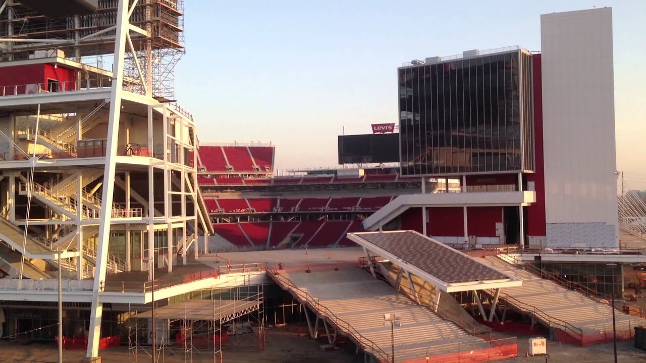 San Francisco 49ers Levi's Stadium Construction Video January 2014 ...