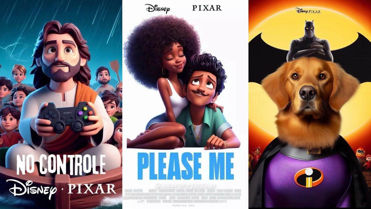 Al Disney Pixar Posters - Al is so wild | part 1 - YouTube