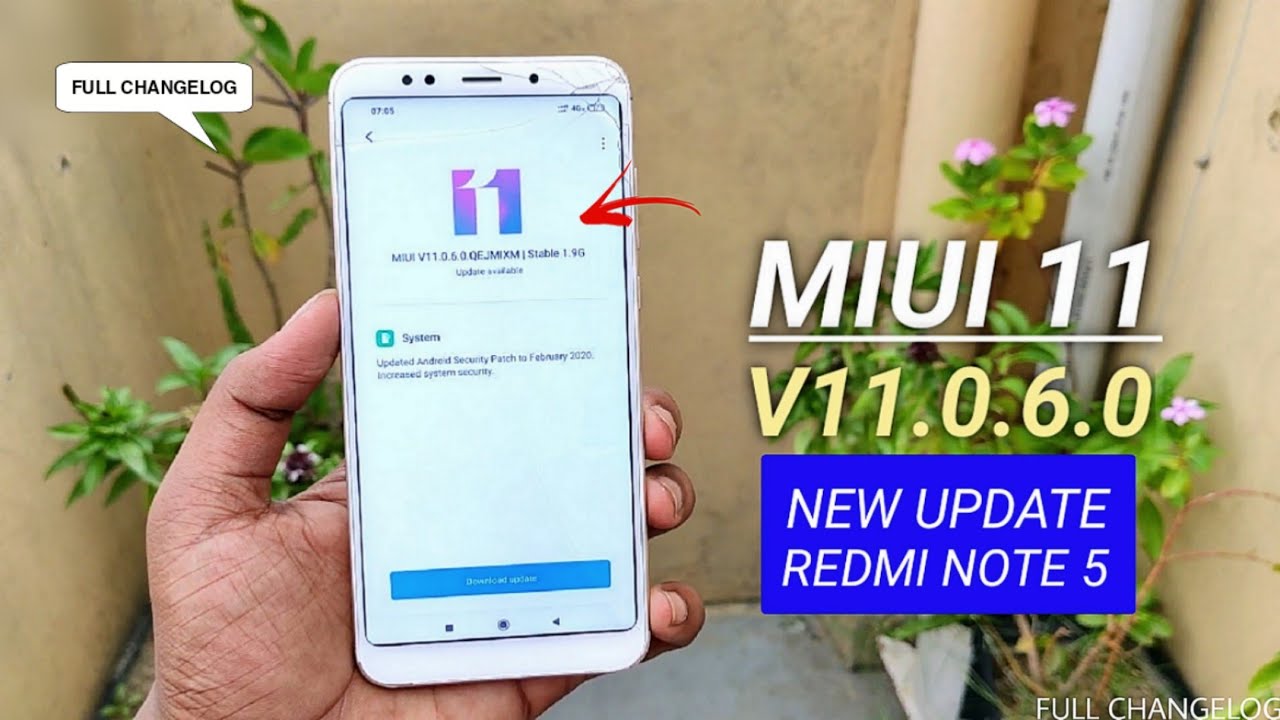 Redmi Note 5 MIUI 11.0.6.0 New Update Full Changelog | Update Now Last Update! - YouTube