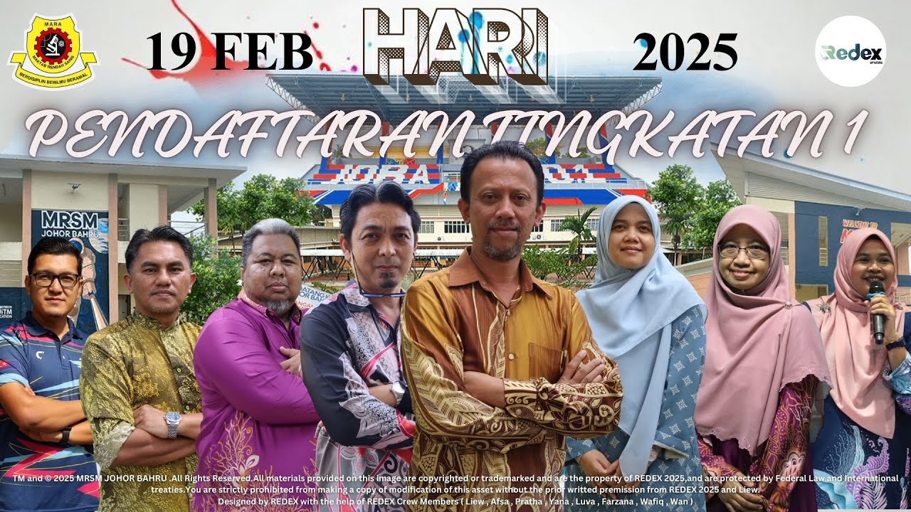 Hari Pendaftaran | Form 1 2025—REDEX - YouTube