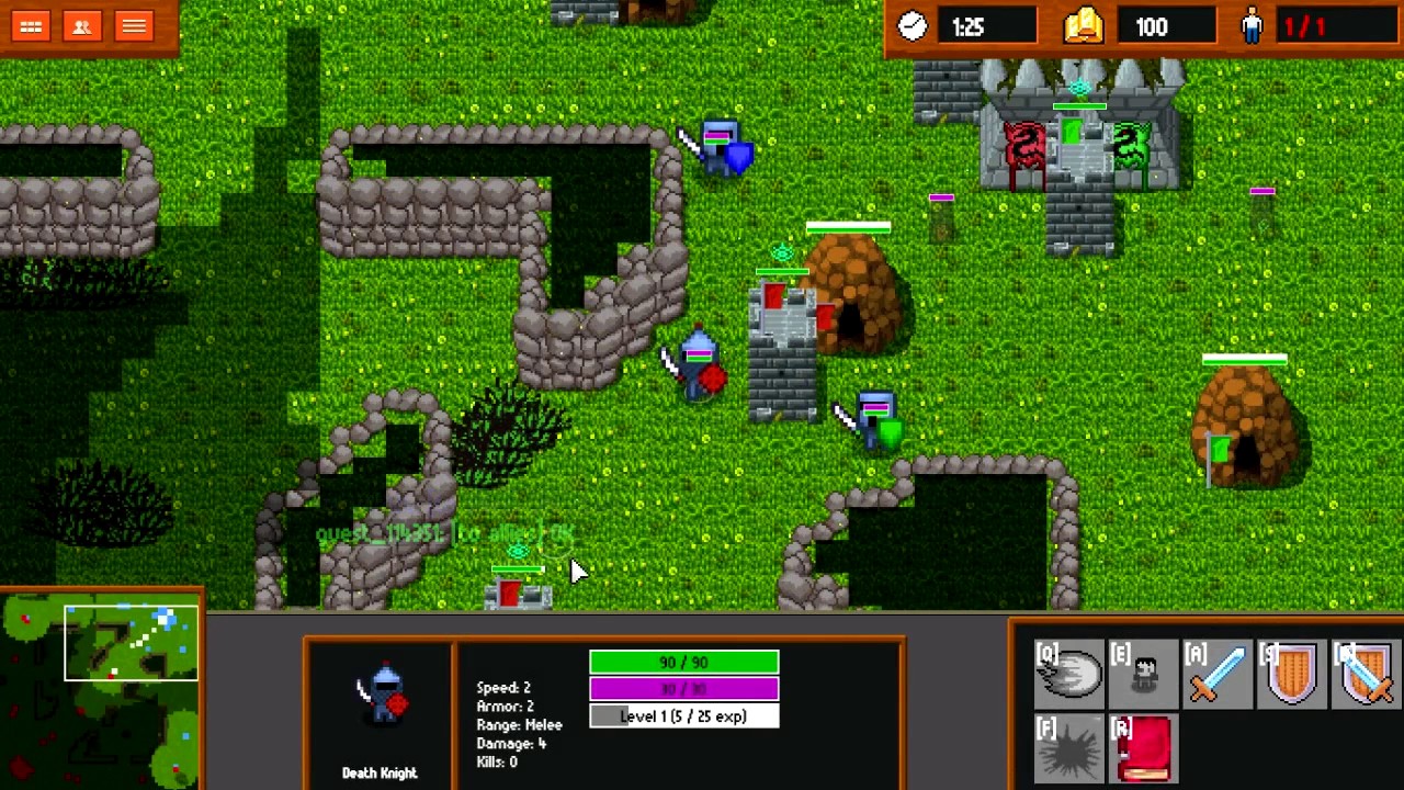 Little war game FIRST TRUE MOBA ( Class Arena MOBA by DERPO ) - YouTube