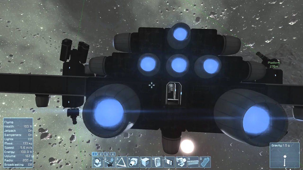 Space Engineers Creative: Stealth Cruiser and Dev NEWS!! - YouTube