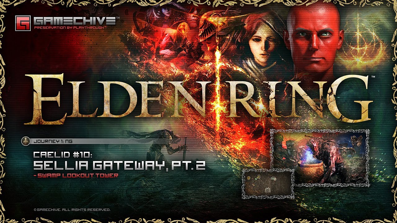 Elden Ring (Caelid #10: Sellia Gateway, 2/3, Swamp Lookout Tower, Area ...