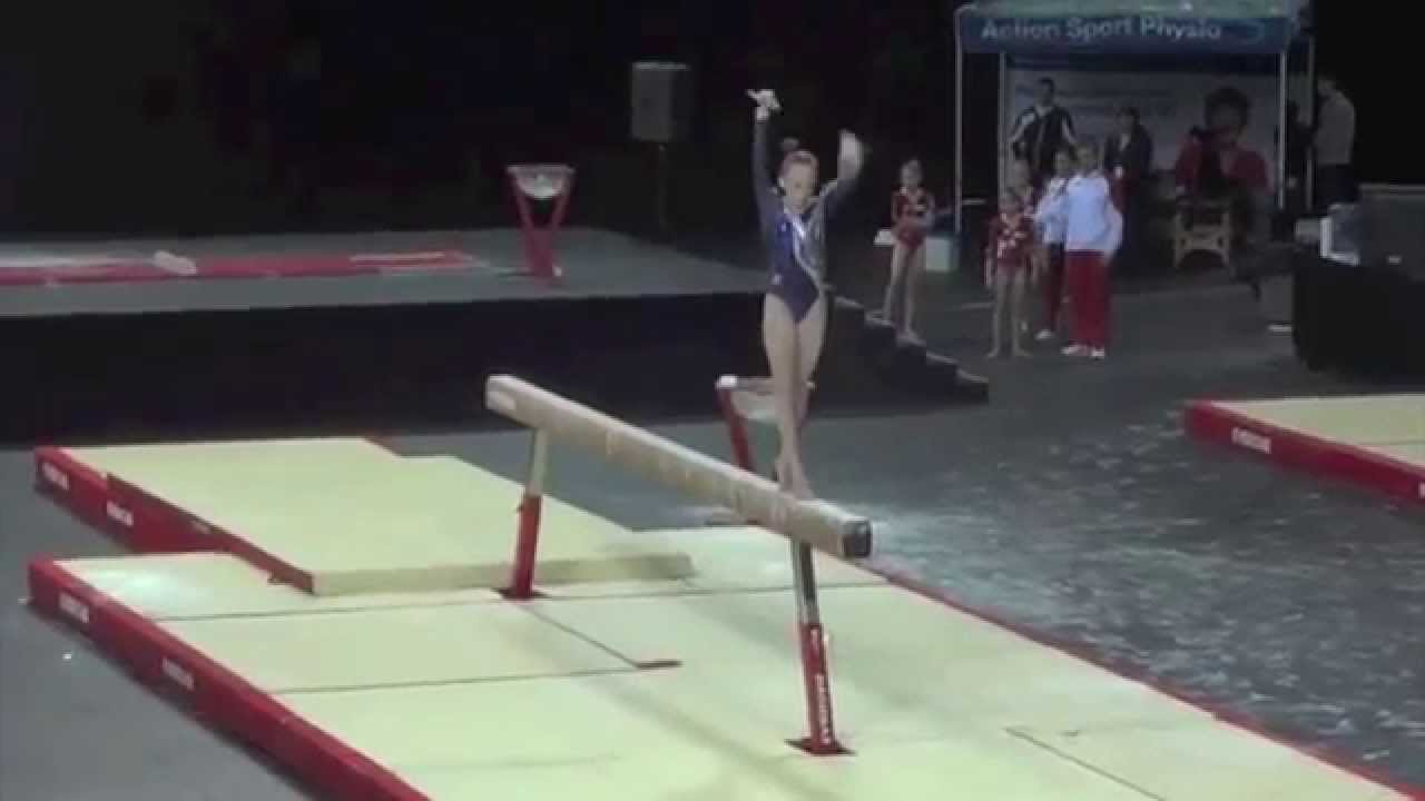 Clara Colombo* BB 2015 (GYMNIX), D-Score CoP 2013-2016 - YouTube