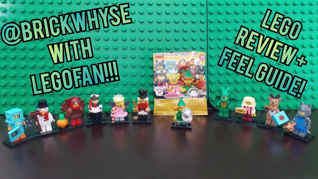 LEGO Series 23 Santa's Helper Elf Girl Unbag(unbox)/Feel guide/Review ...