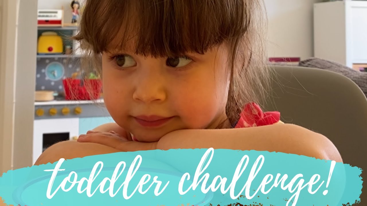 TODDLER CHALLENGE | TEMPTATION CHALLENGE| TIK TOK | WILL SHE EAT THE ...