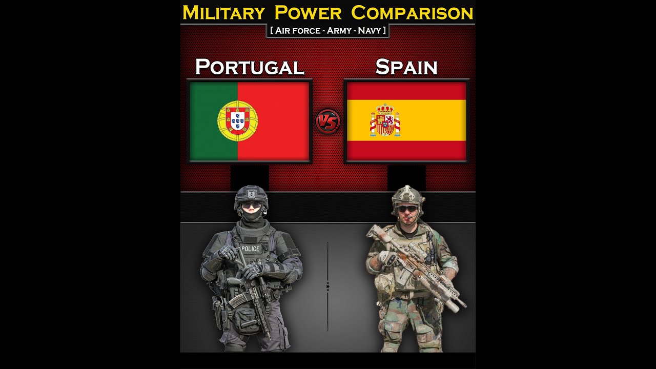 Portugal vs Spain | Military Power Comparison 2024 | Global Power - YouTube