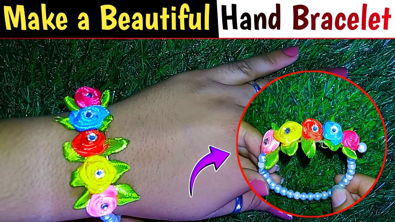 How to Make a Beautiful Hand Bracelet | Diy a Beautiful Bracelet | Diy ...