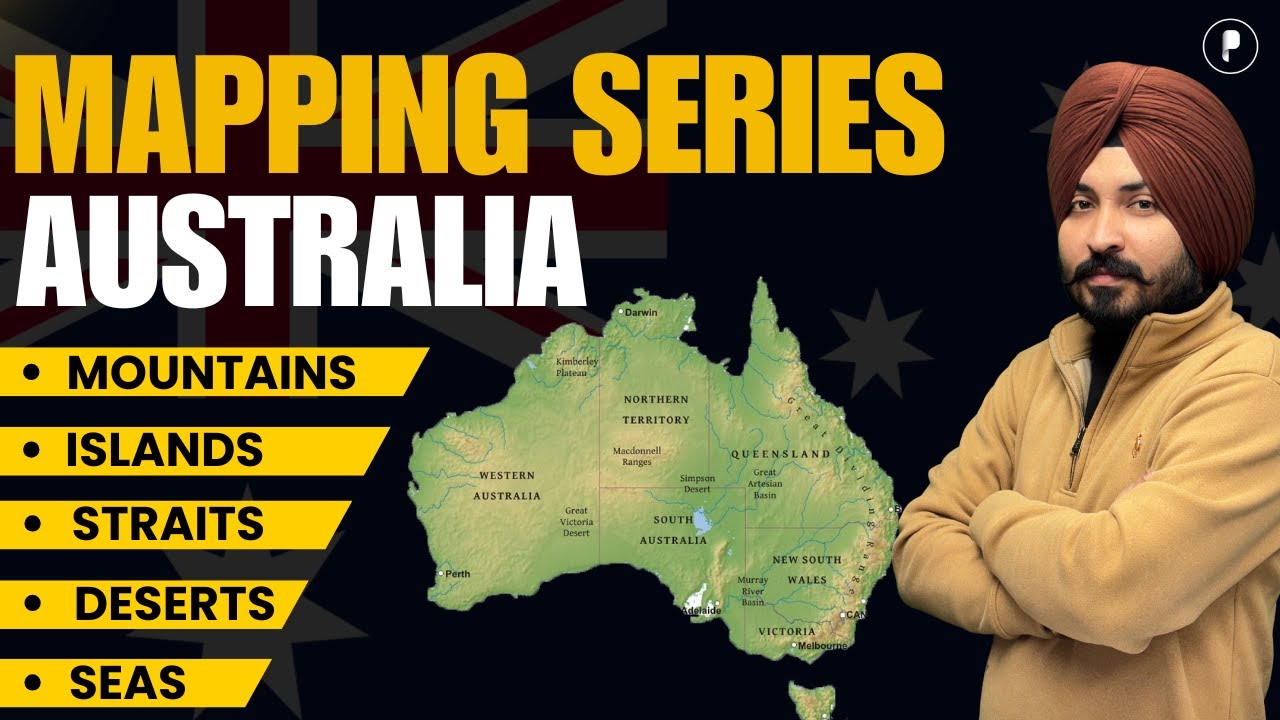 Mapping Series: Australia | Physical Mapping | Political Mapping ...