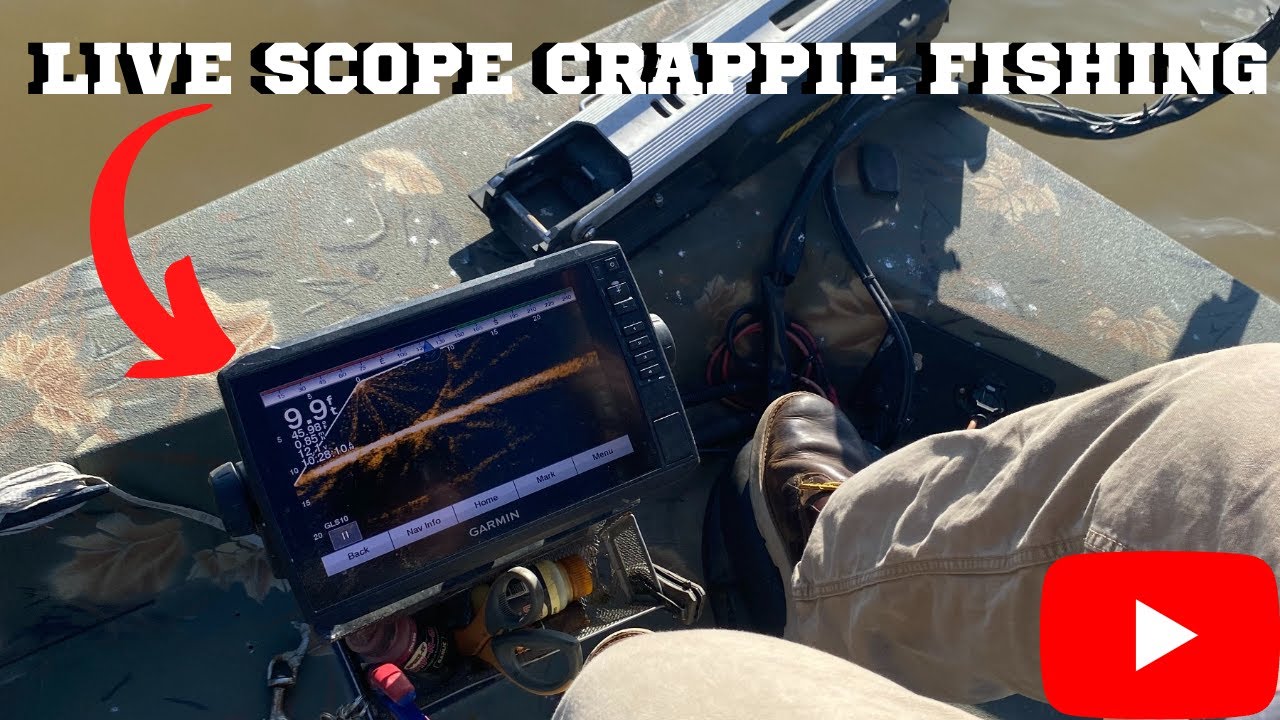 LIVE SCOPE CRAPPIE FISHING!!! (FIRST TIME!!!) - YouTube
