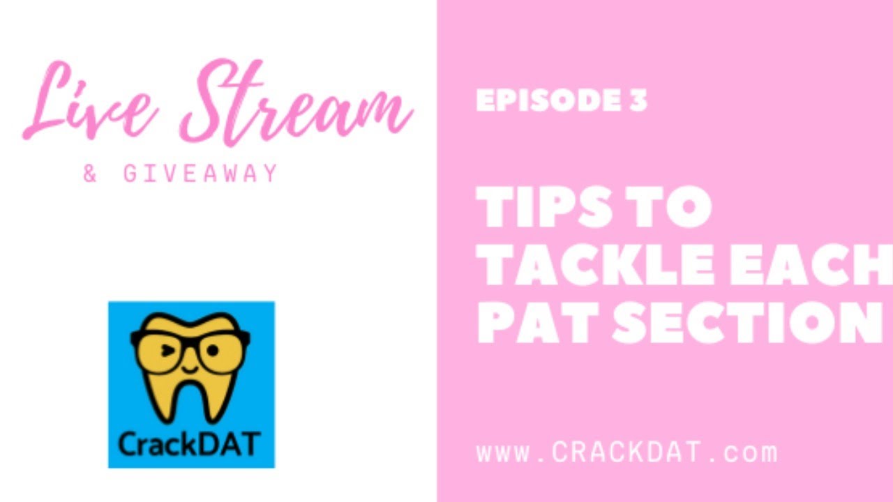 Tips to tackle each PAT Section on Dental Admission Test - YouTube