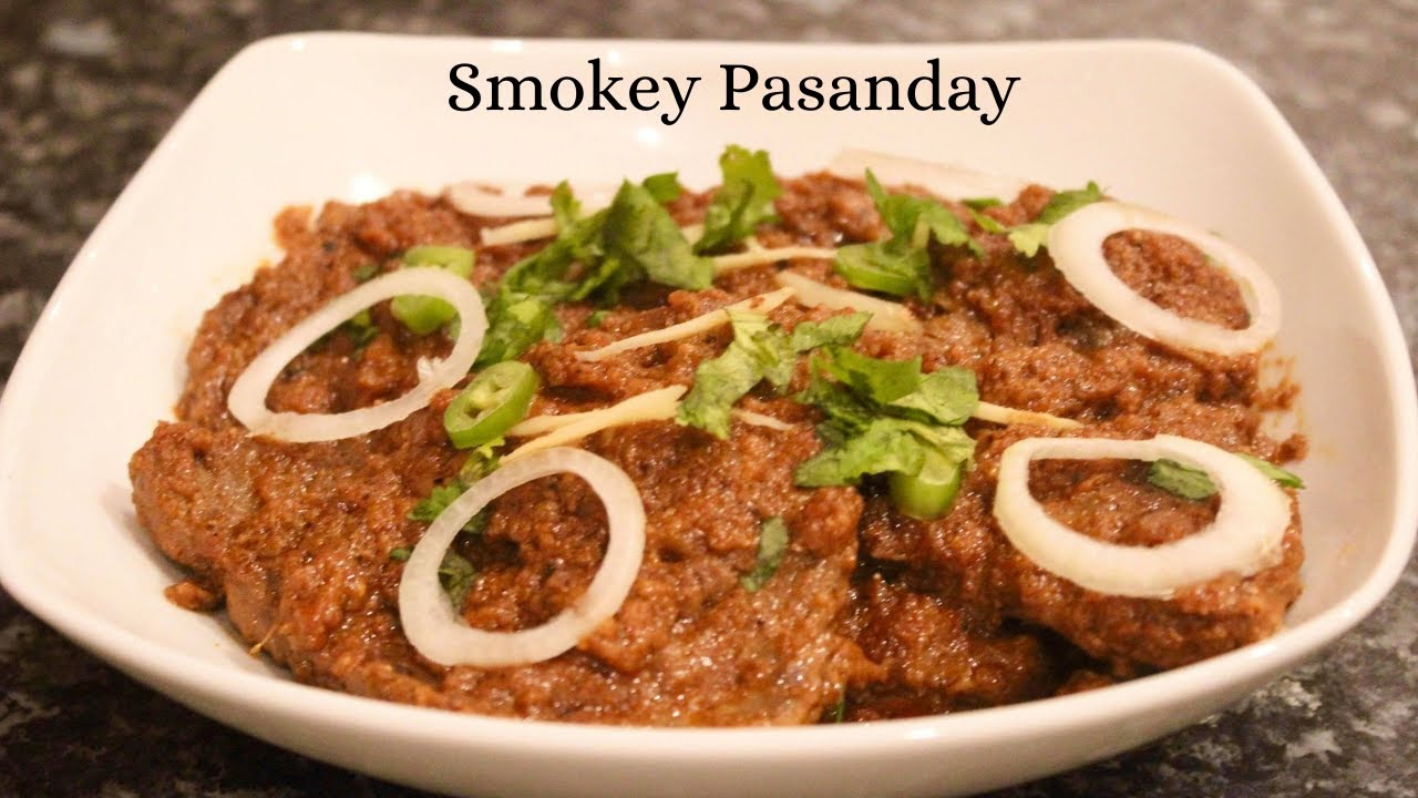 Smokey Pasanday recipe | Behari Pasanday | Mughlai Beef Pasanday ...