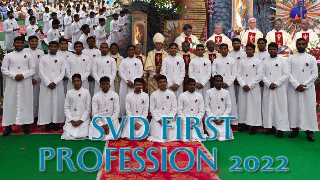 SVD First profession 2022 | Khurda | First Vows | SVD Novitiates ...