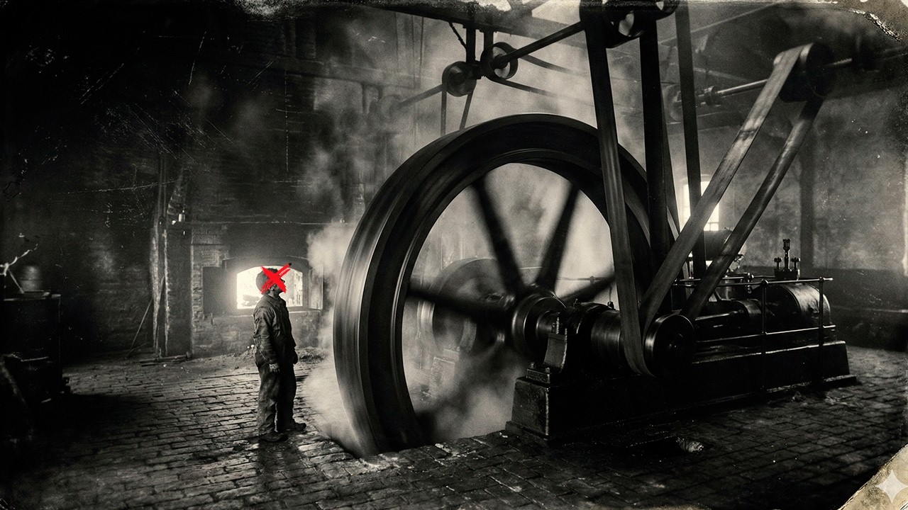 The Machine That Never Stopped for Death: Line Shaft Horrors - YouTube