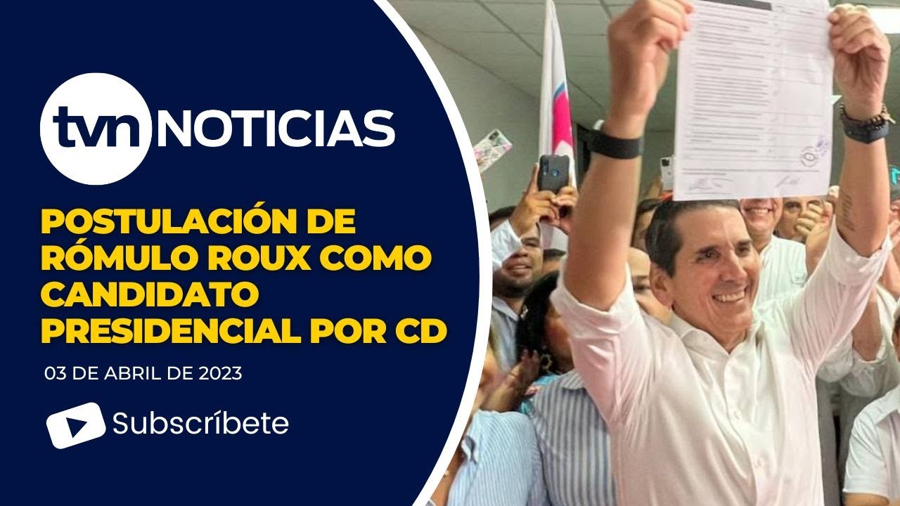 Postulación de Rómulo Roux como candidato presidencial por CD - YouTube