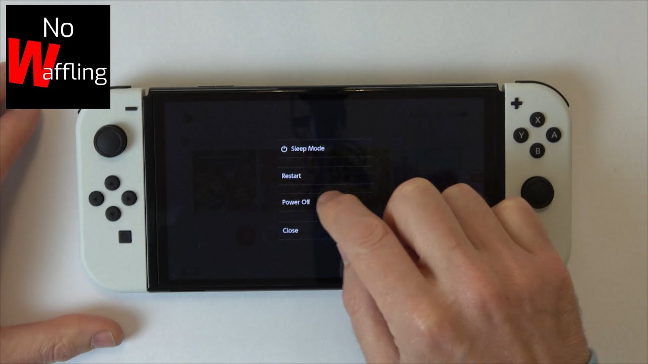 Nintendo Switch OLED Sleep and power down in handheld mode - YouTube