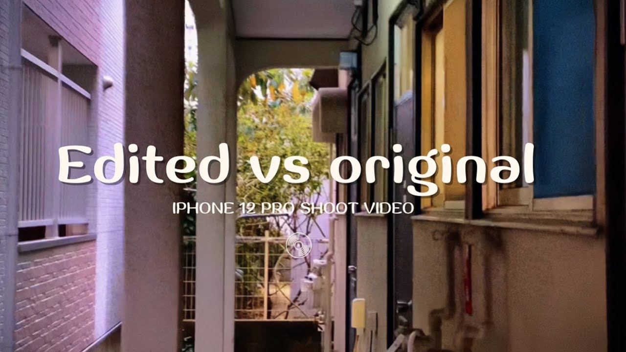 Edited Video VS Original Video-Filming Editing |Cinematic Shoot (IPhone ...