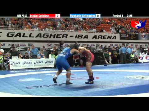 Jackie Cataline vs. Stephanie Geltmacher - YouTube