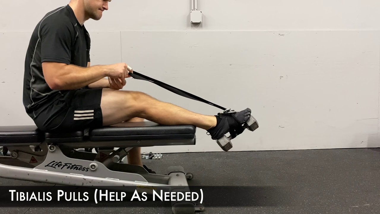 Single Leg Tibialis Pull - YouTube