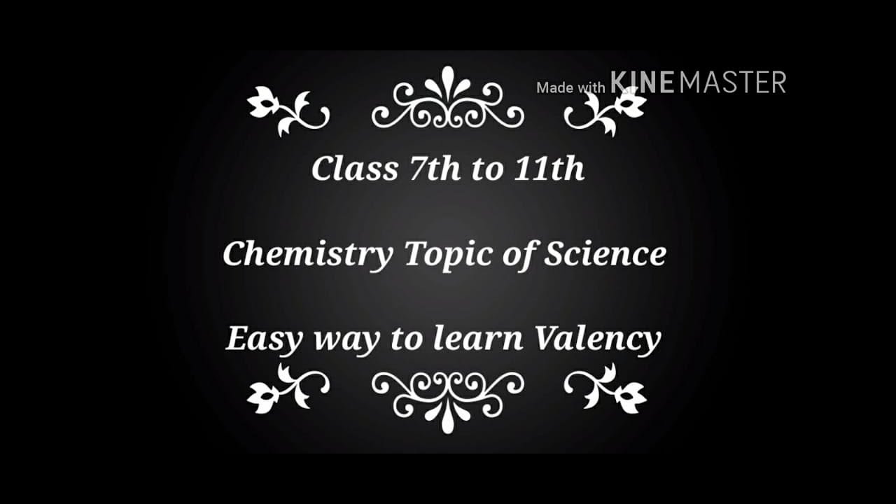 Class 7th to 10th Chemistry Topic of Science || Easy way to Learn ...