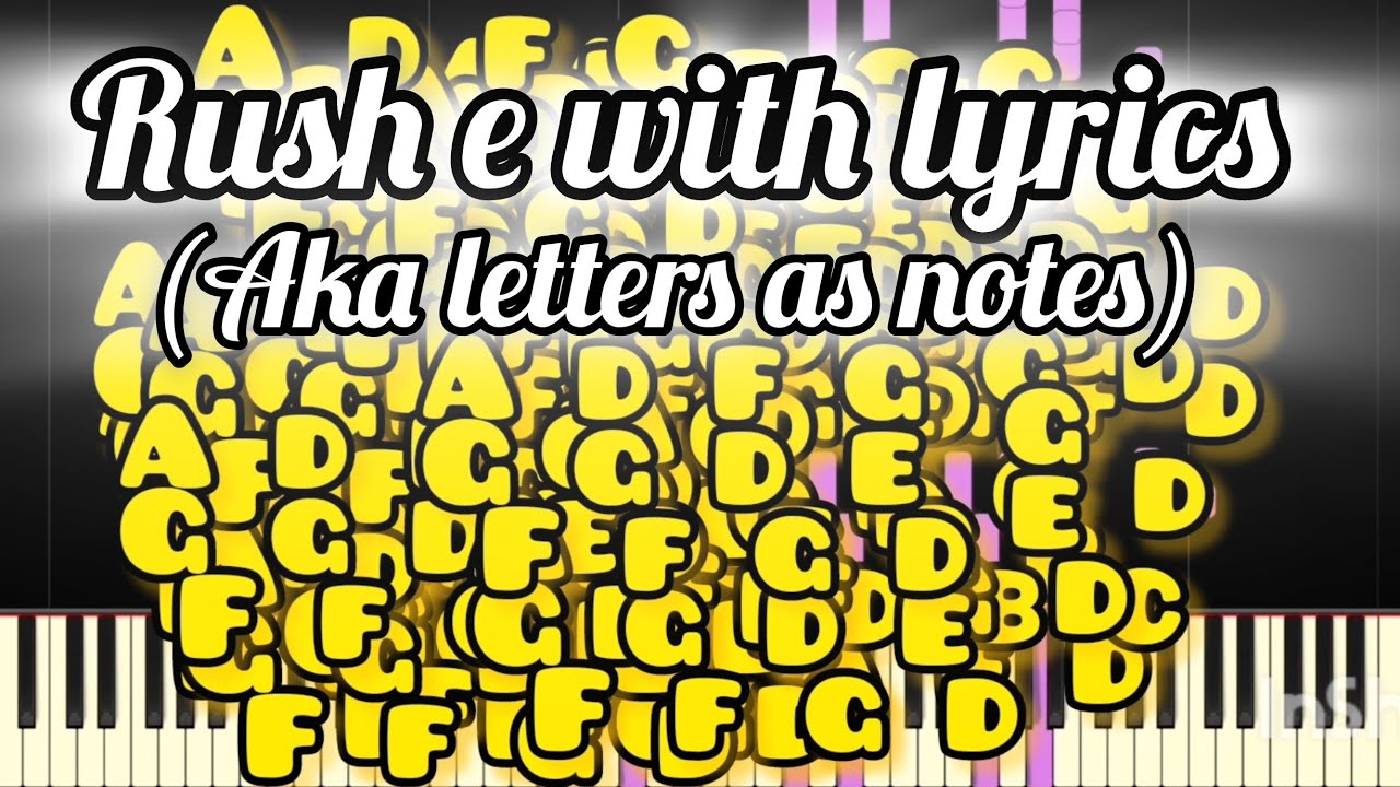 rush e with lyrics (aka letters as notes) - YouTube
