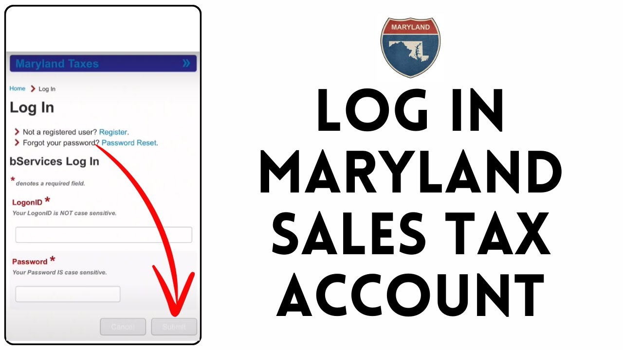 How to Login to Maryland Sales Tax Account 2024 | Sign In to Maryland ...