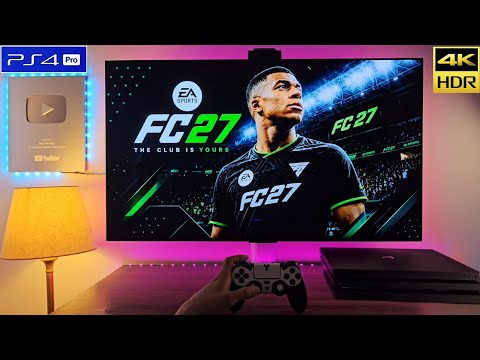 EA FC27 PS4 PRO 4K HDR 60FPS Gameplay