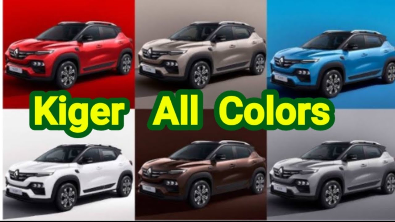 Kiger Colors Options | Renault Kiger All Colours 2021|#renaultkiger | # ...