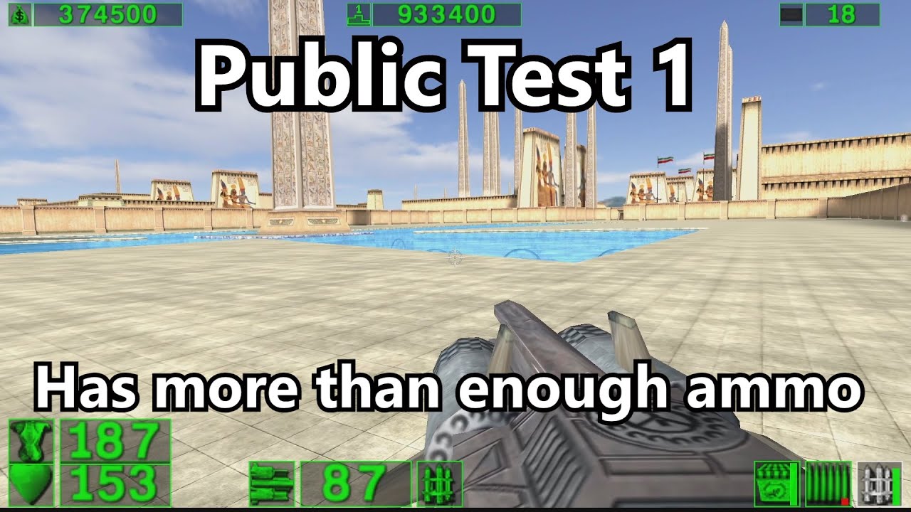 Serious Sam: Public Test 1 - Full Walkthrough/Serious Difficulty - YouTube