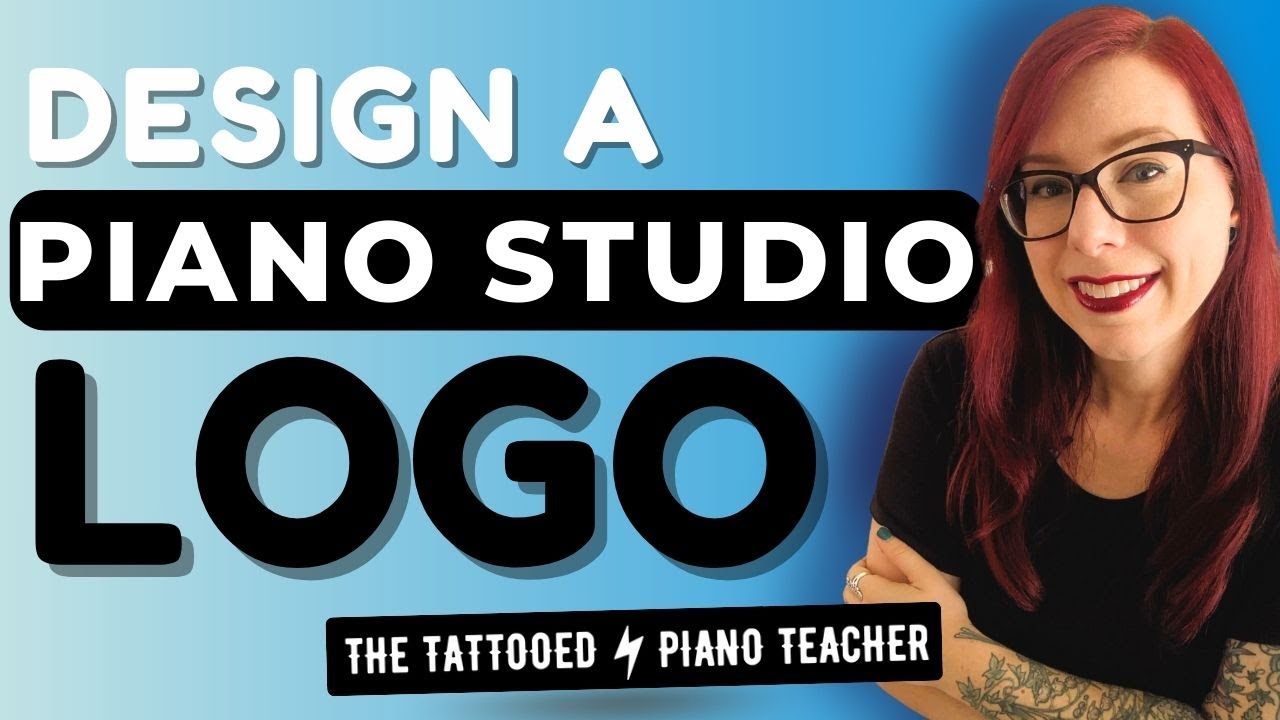 Design Your Piano Teaching Business Logo [Step-by-step Tutorial, Walk ...