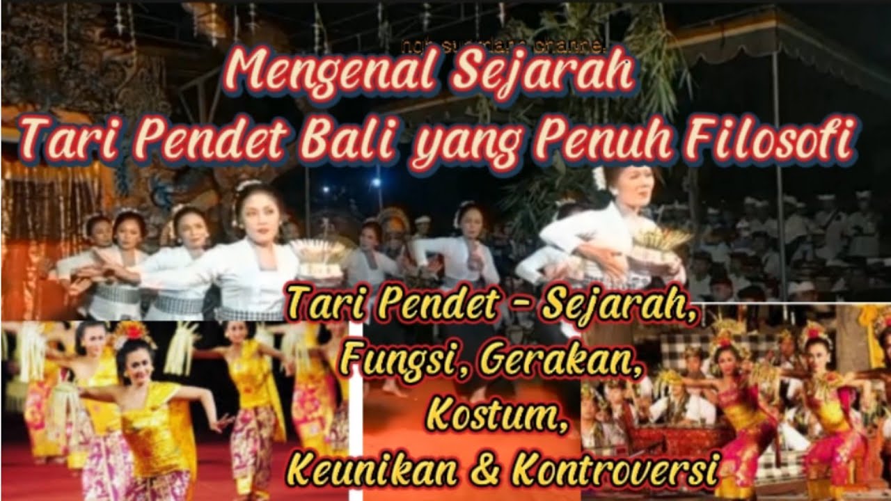 mengenal Sejarah Tari Pendet Bali yang Penuh Filosofi#tariansakralbali ...