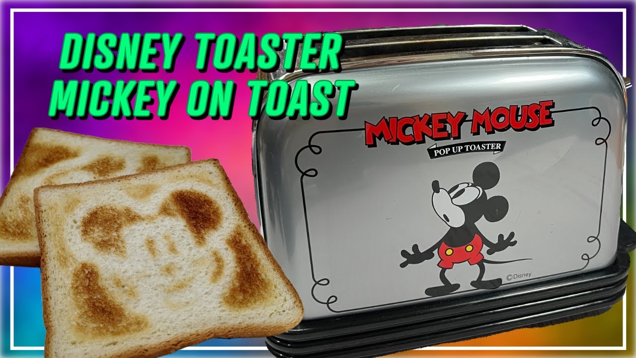 Vintage Disney Musical Pop-Up Toaster Mickey Mouse Toast - YouTube