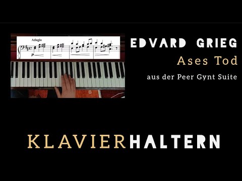 Edvard Grieg - Ases Tod / Death of Ase | short piano lesson - YouTube