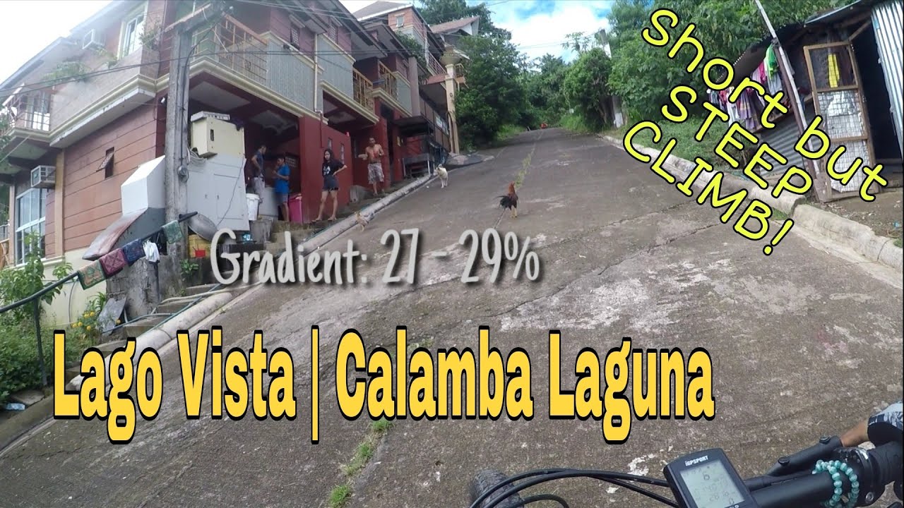 Lago Vista | Pansol Calamba | Short but steep climb - YouTube