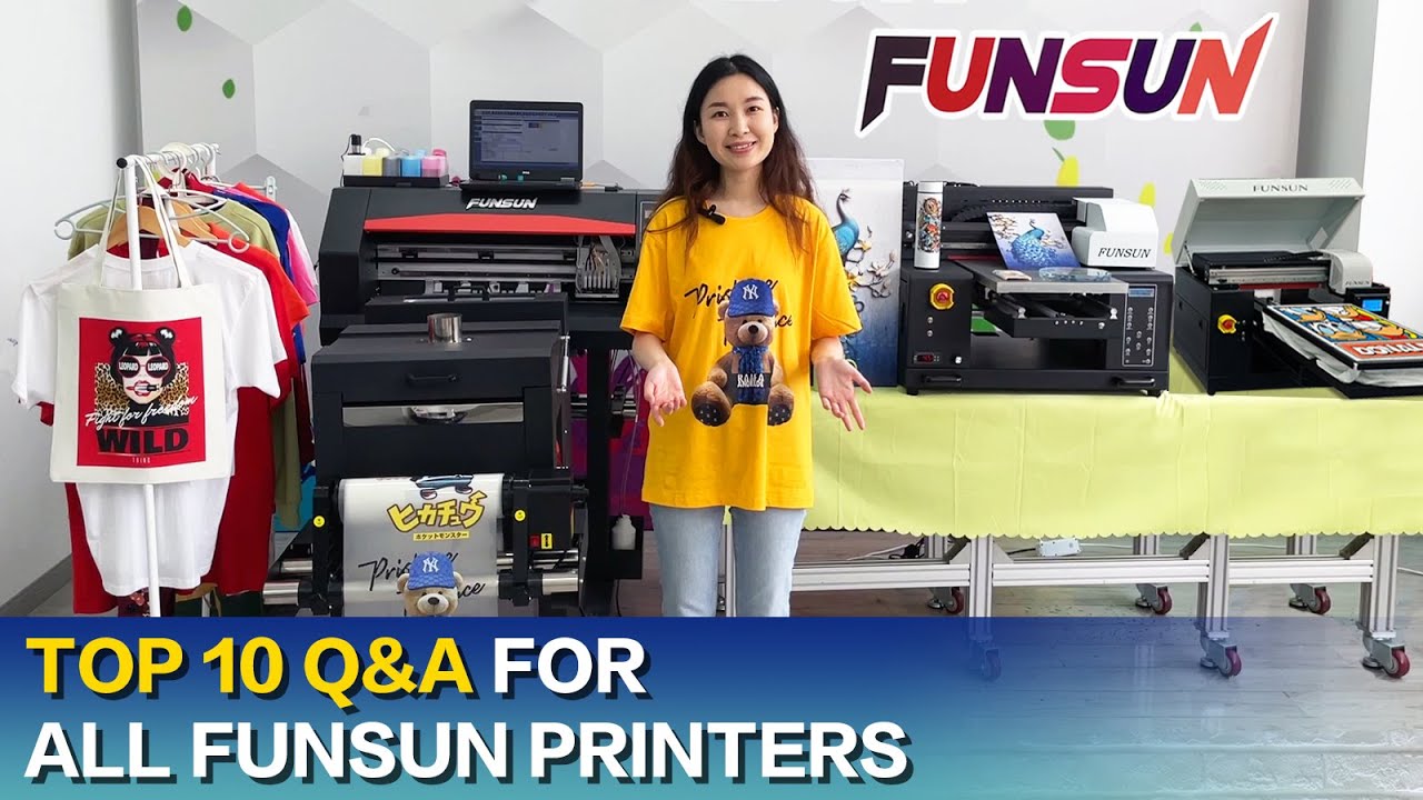 Top 10 Q&A For All Funsun Printers - YouTube