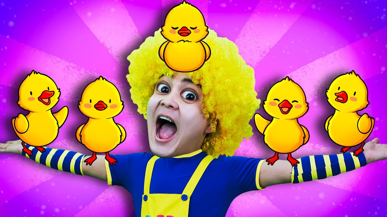 Canción de Los Cinco Patitos * Canciones Infantiles y Canta Con ...